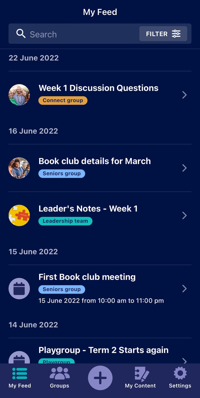 The Hub App | Features